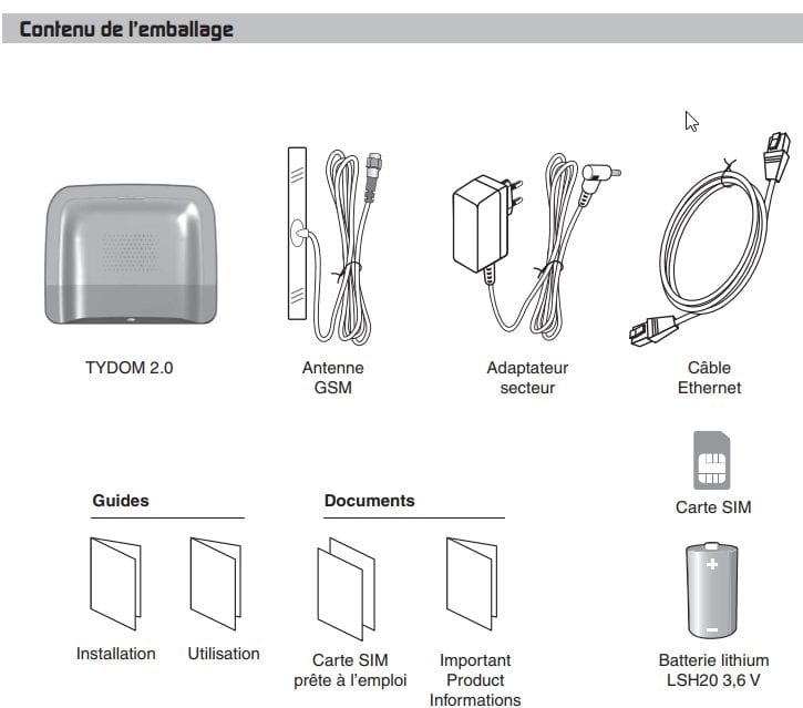 Tydom 2 0 Voyant Rouge Fixe